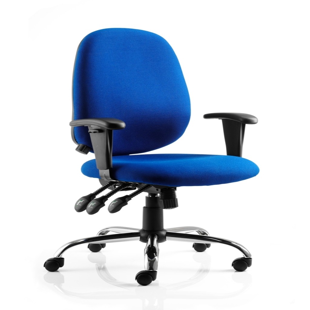Dynamic Lisbon fabric operators Chair in Blue OP000074 | 121 Office ...