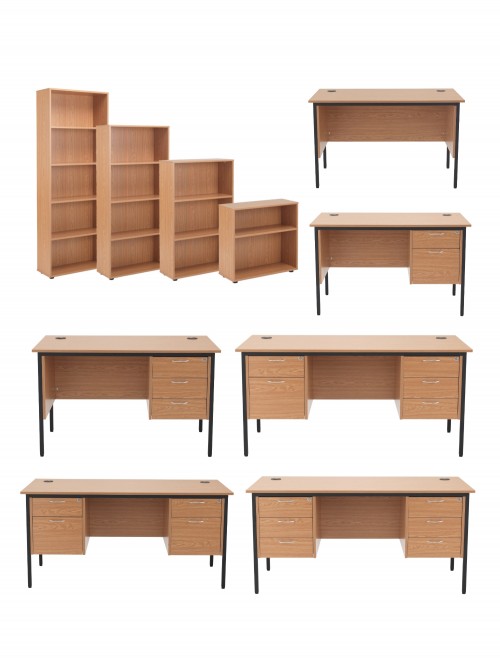 Oak Office Desk