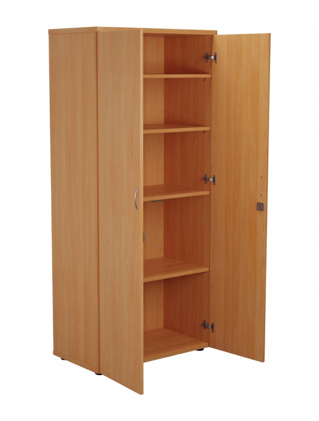 Office Cupboard Beech 1800mm Tall Office Storage Cupboard WDS1845CPBE by TC