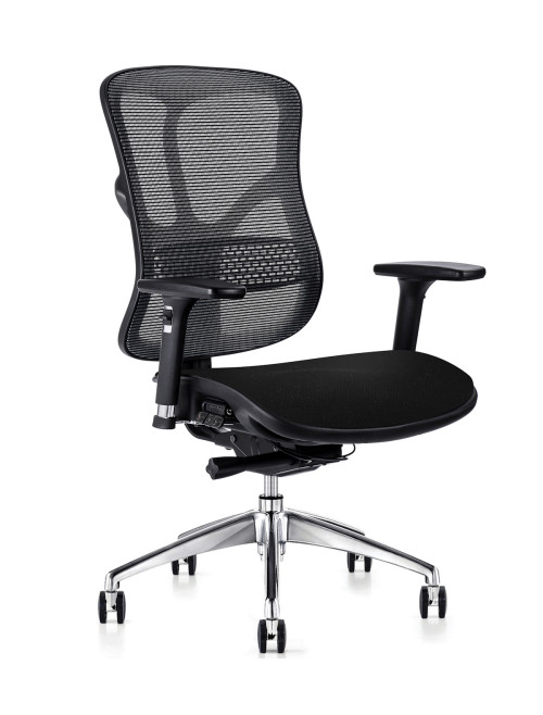 Mesh Office Chair F94 with Fabric Seat by Hood Seating - F94-101-F ...